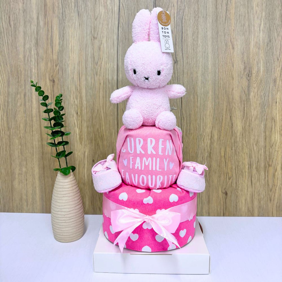 2 Tier Current Family Favourite Diaper Cake Baby Hamper – Diaper Cakes ...