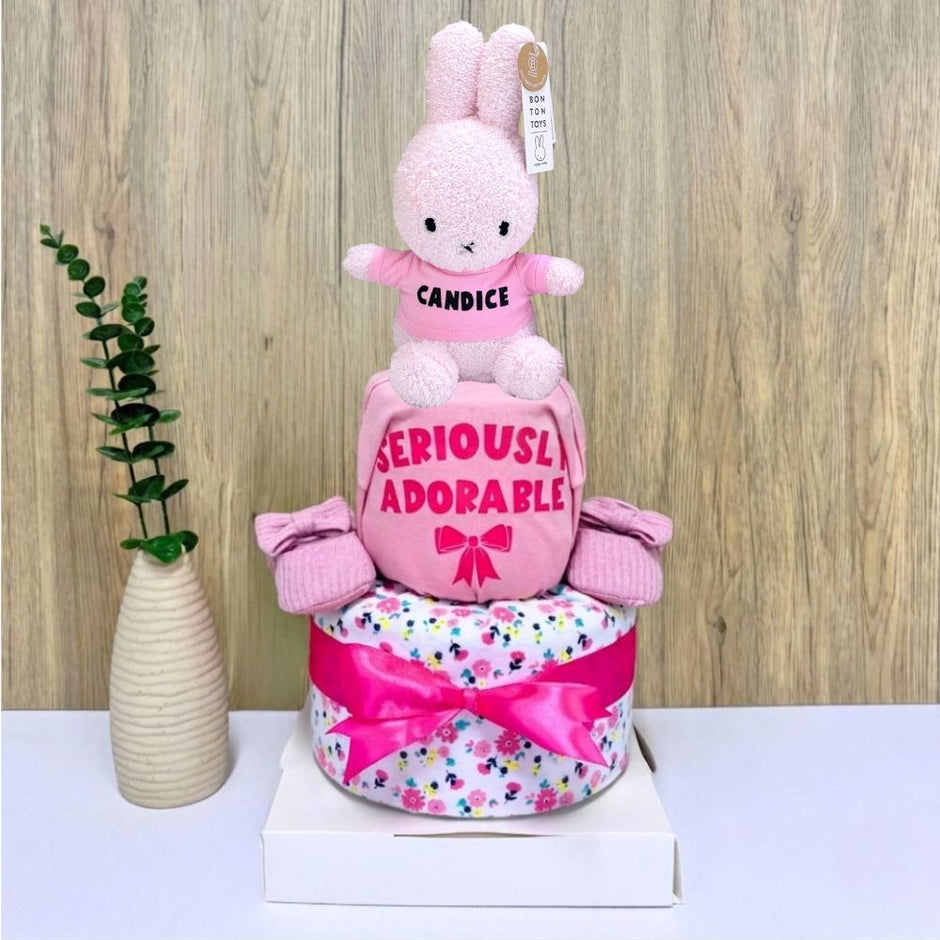 2 Tier Diaper Cake Baby Gift Hampers (From $149) – Diaper Cakes Singapore